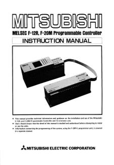 MELSEC-F シーケンサ MELSEC 制御機器 ダウンロード ｜三菱電機 FA