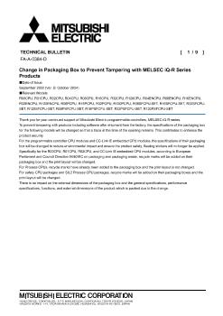 MELSEC iQ-R シーケンサ MELSEC 制御機器 ダウンロード ｜三菱電機 FA